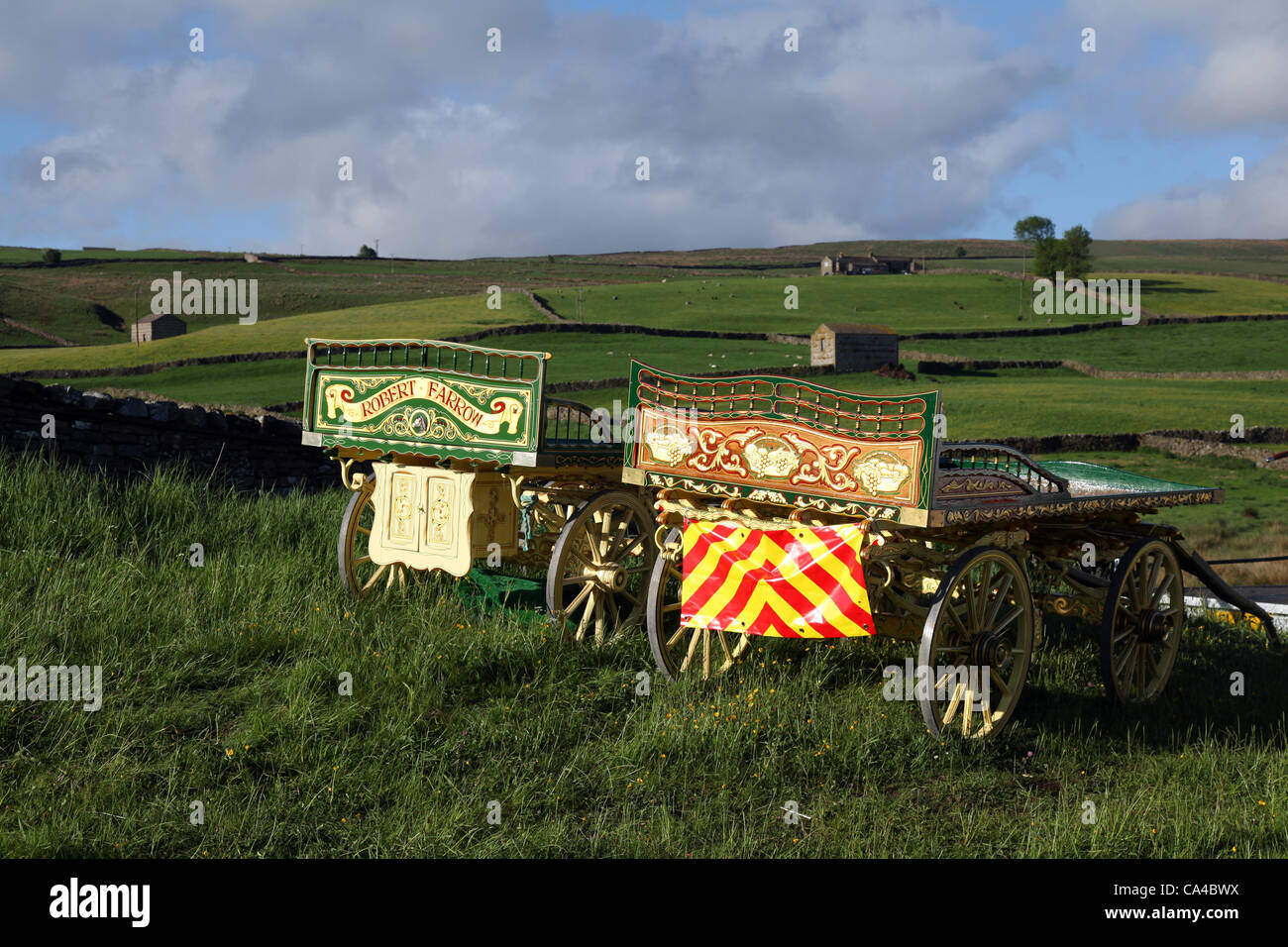 Gypsy wagon camping hi-res stock photography and images - Alamy
