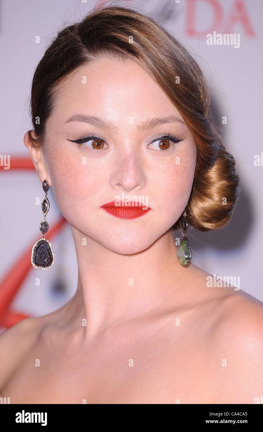 Devon Aoki at arrivals for 2012 CFDA Fashion Awards, Alice Tully Hall ...