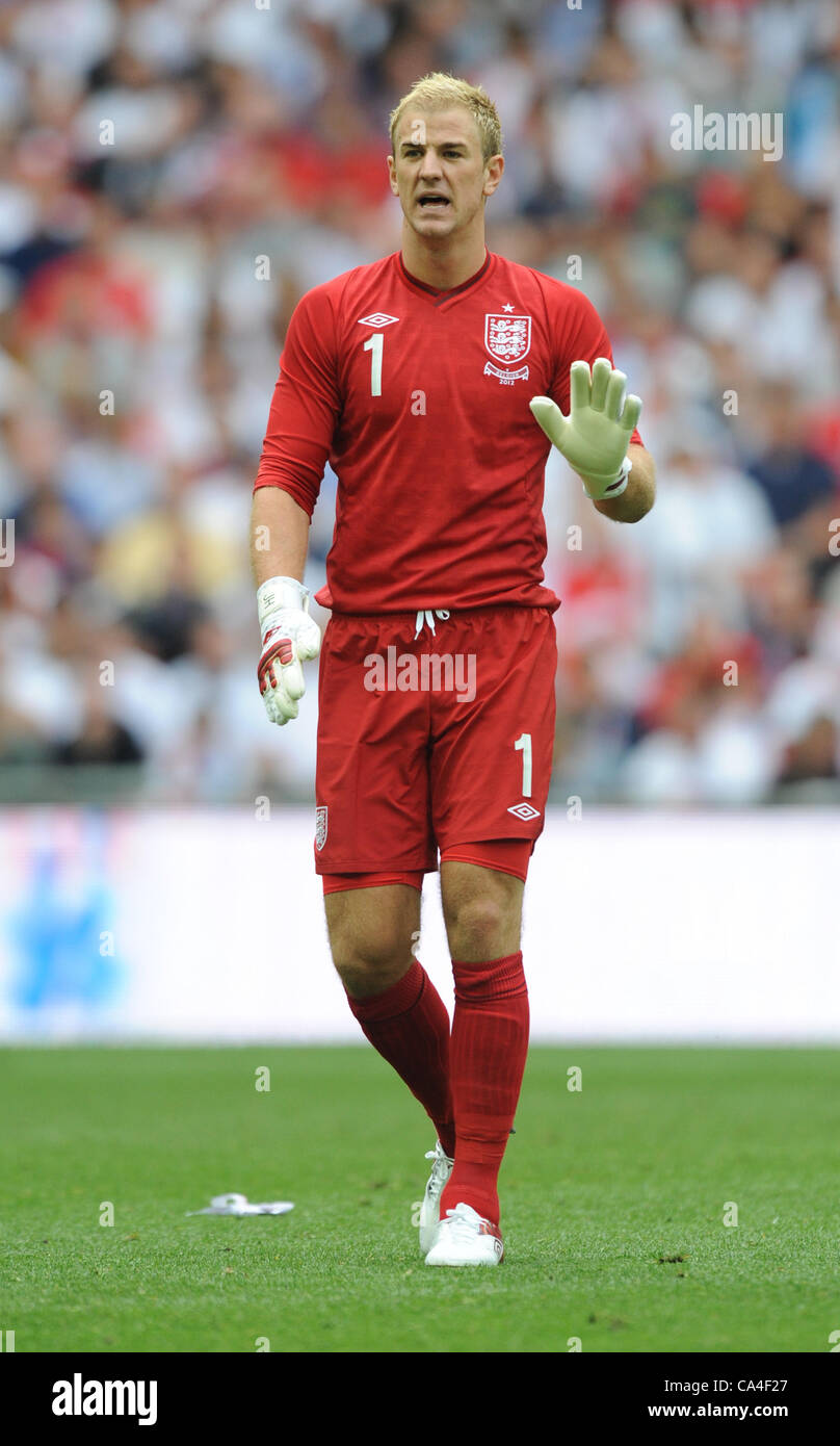 JOE HART ENGLAND WEMBLEY STADIUM LONDON ENGLAND 02 June 2012 Stock ...