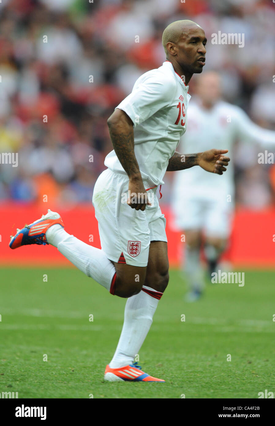 JERMAIN DEFOE ENGLAND WEMBLEY STADIUM LONDON ENGLAND 02 June 2012 Stock ...