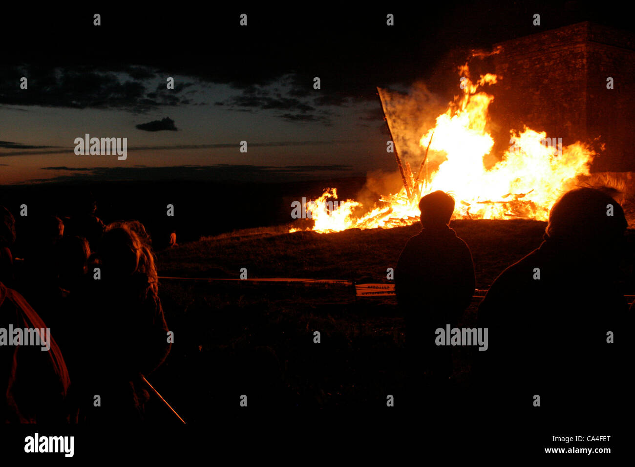 Jubilee beacon fire bonfire hi-res stock photography and images - Alamy