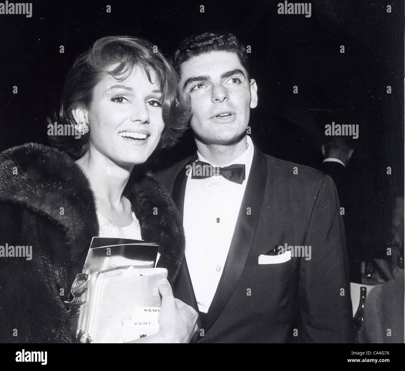 PAULA PRENTISS with husband Richard Benjamin at the Golden s Awards ...