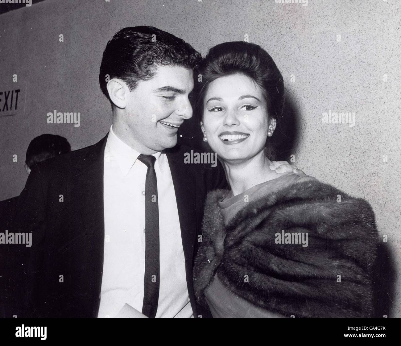 PAULA PRENTISS with husband Richard Benjamin at All Star.Supplied by ...