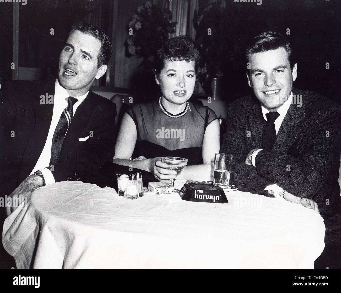 ROBERT WAGNER with Nena Wills , and 20th century Fox Dick Winters.The ...