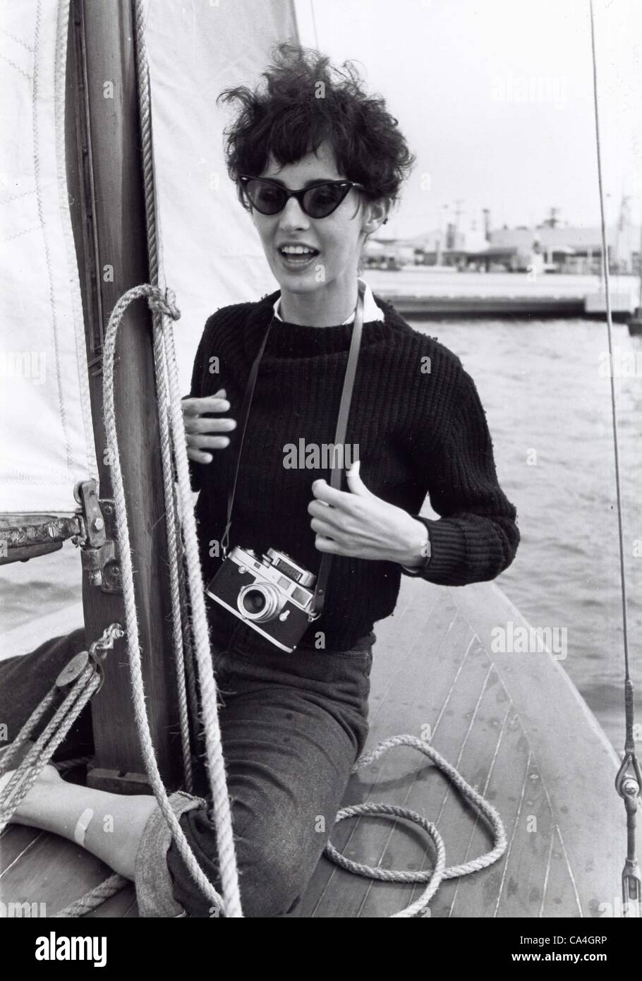 MILLIE PERKINS in Anne Frank.(Credit Image: Â© Lawrence Schiller/Globe ...