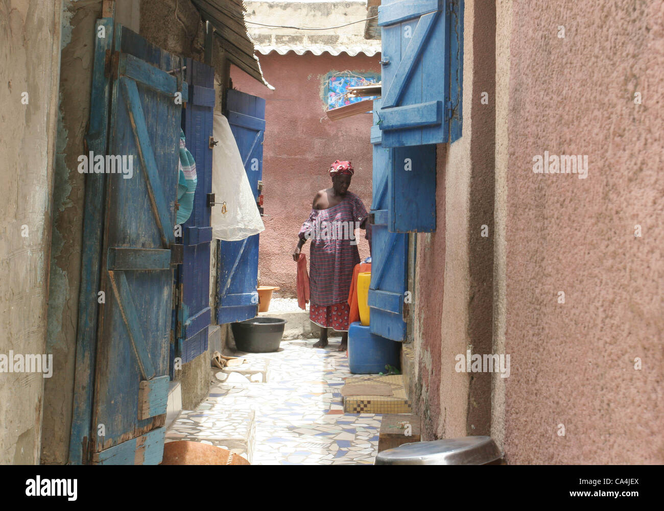 July 7, 2011 - Fadioth, Senegal - July 8, 2011; A look at people of the ...