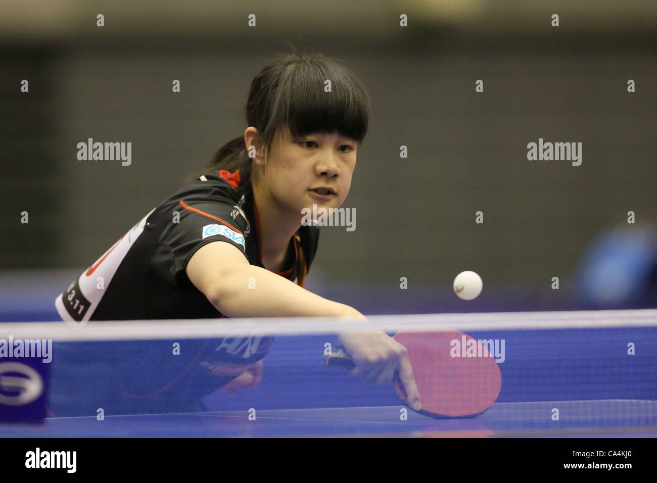 Yui Hamamoto (JPN), JUNE 6, 2012 - Table Tennis : The Japan Open 2012, U-21 Women's Singles ...