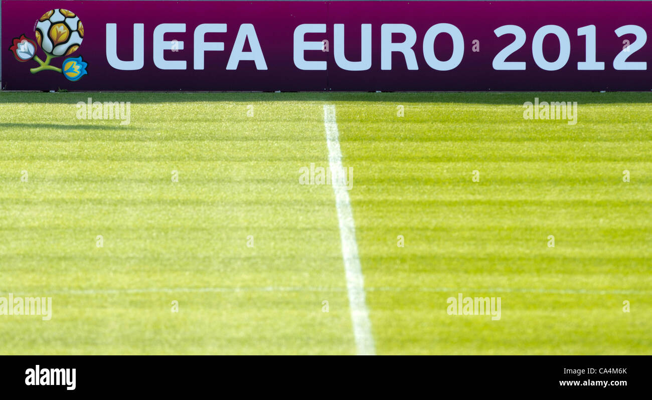 UEFA EURO 2012 logo, JUNE 6, 2012 - Football / Soccer : General view ...
