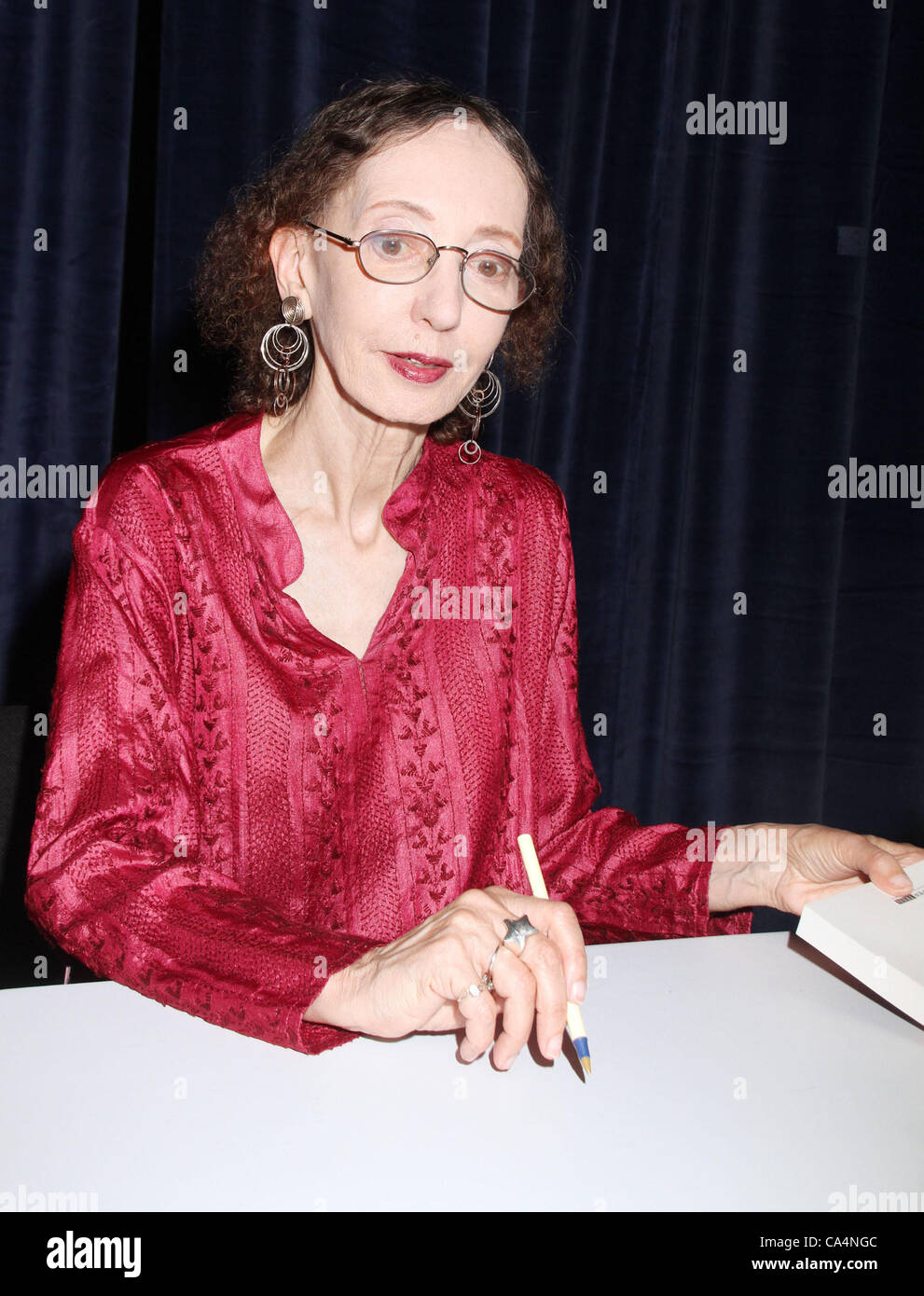 June 6, 2012 - New York, New York, U.S. - Actor JOYCE CAROL OATES ...