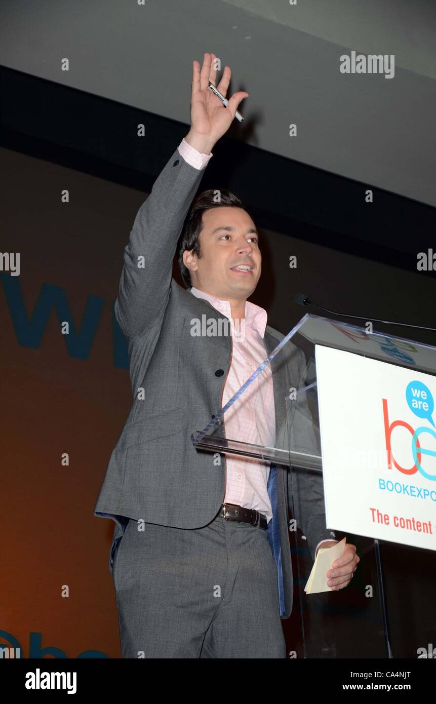 New York, USA. Thursday June 7th 2012. Jimmy Fallon inside for ...