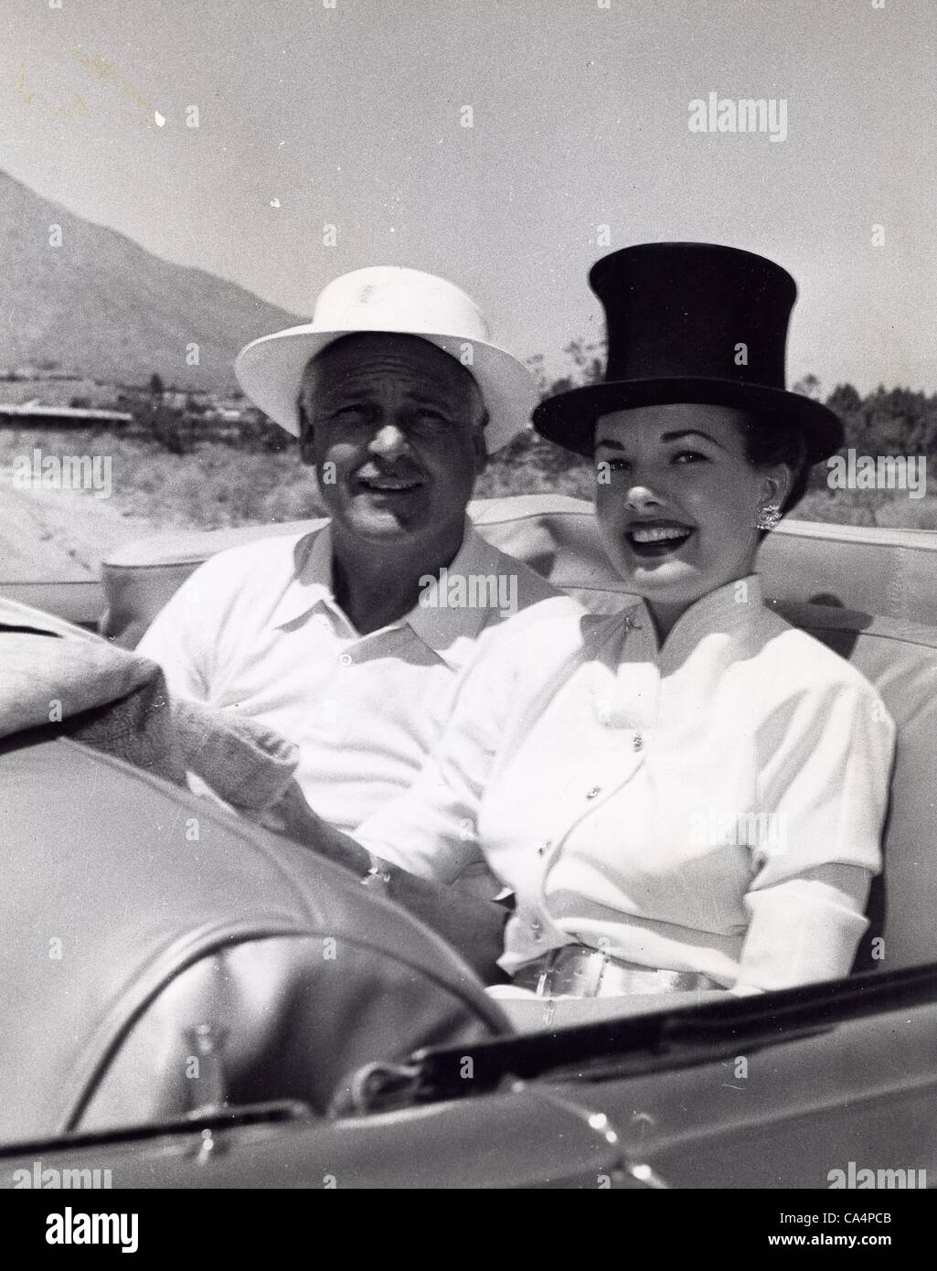 GALE STORM with Charles Farrell at Palm Springs parade.AKA Josephine ...