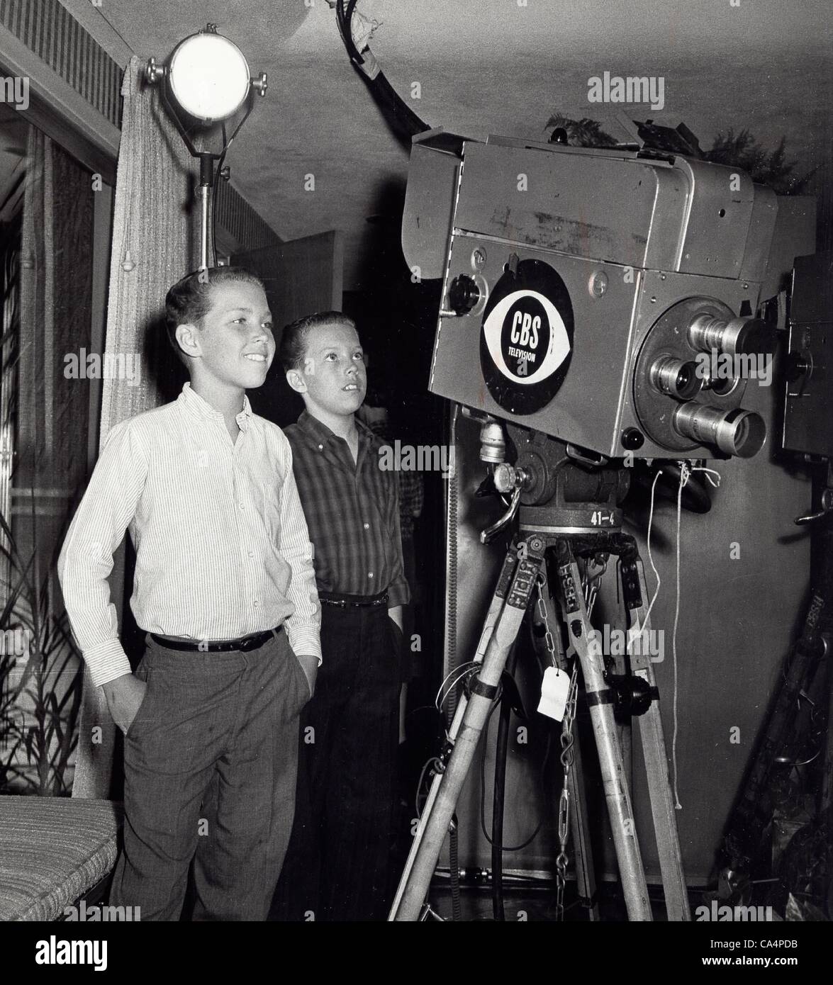 GALE STORM 's sons Peter and Paul Bonnell.1959.Supplied by Photos inc ...