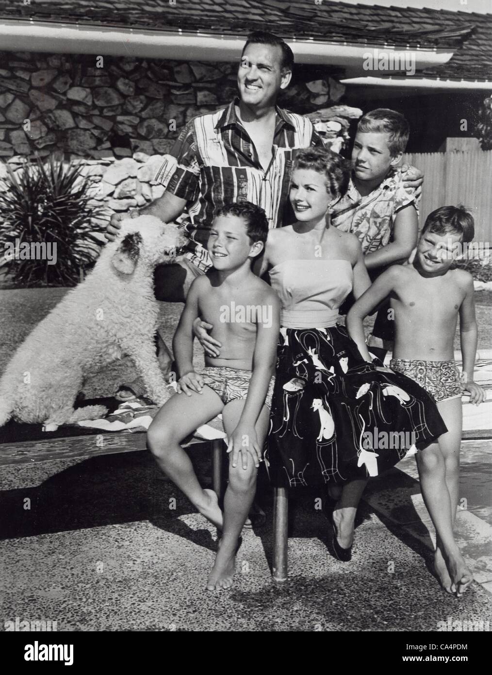 GALE STORM with husband Lee Bonnell , sons Phillip Bonnell , Peter ...