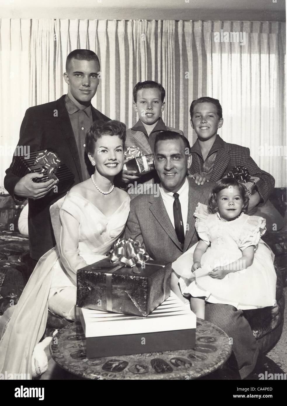 GALE STORM with husband Lee Bonnell , sons Phillip Bonnell , Peter ...