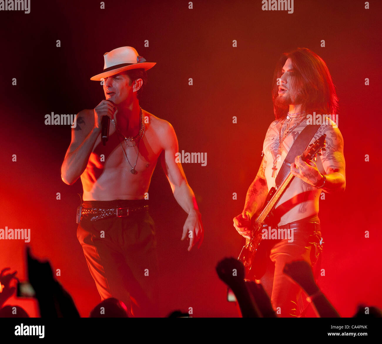 May 22, 2012 - Raleigh, North Carolina; USA - Singer PERRY FARRELL and ...