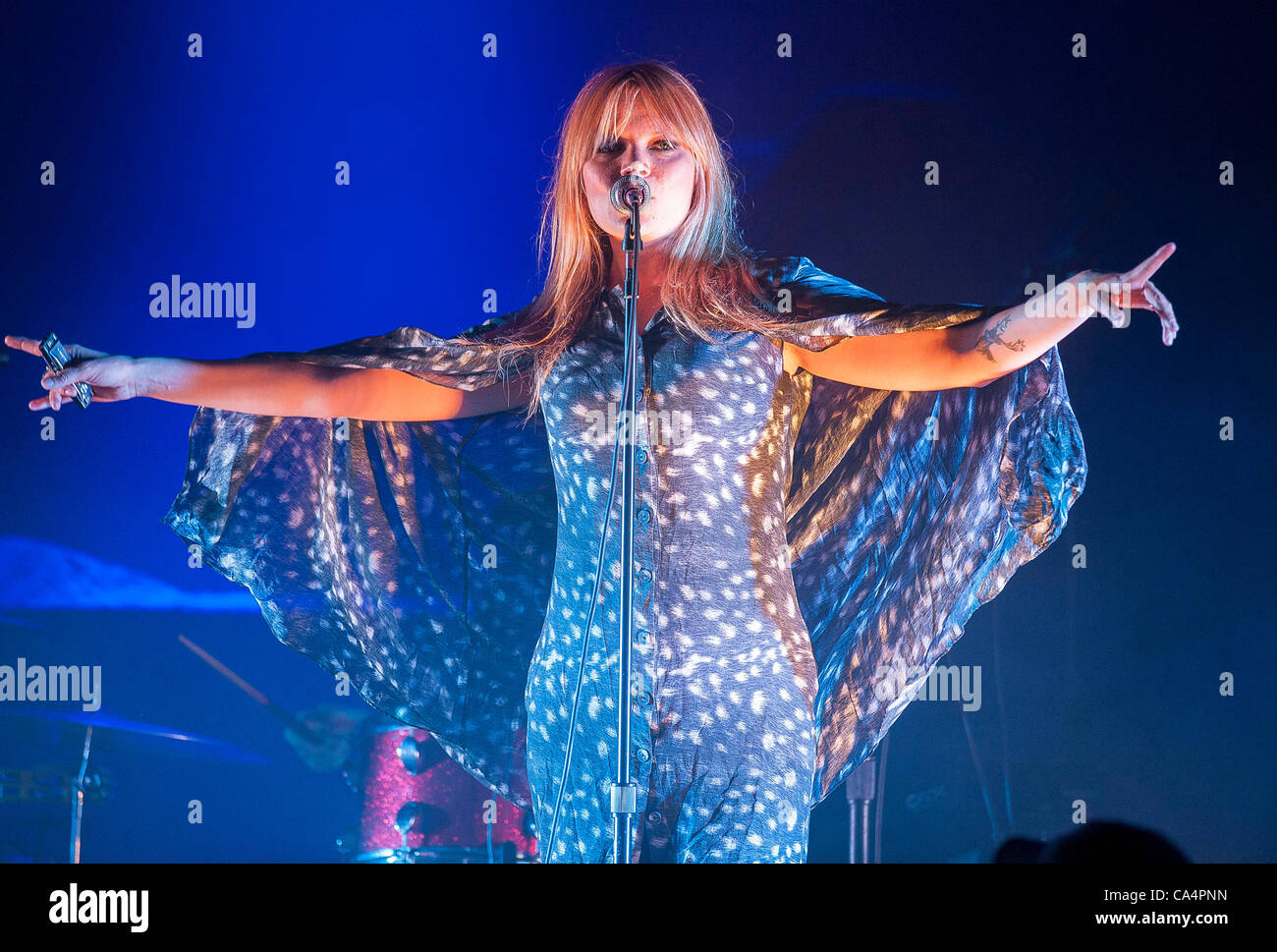 May 22, 2012 - Raleigh, North Carolina; USA - Singer LIELA MOSS of the ...