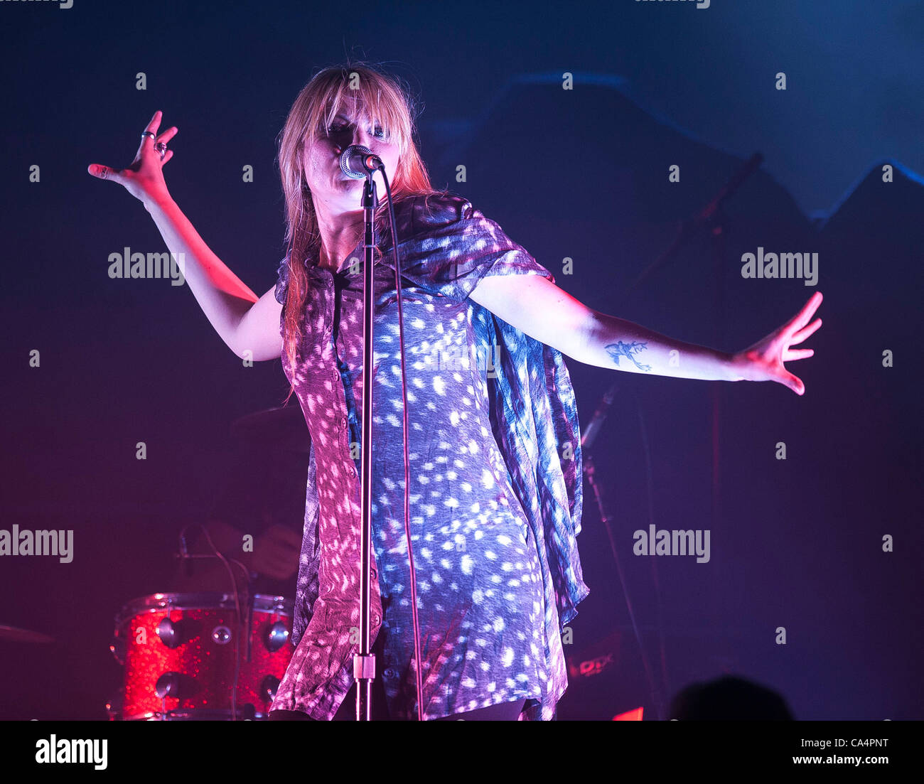 May 22, 2012 - Raleigh, North Carolina; USA - Singer LIELA MOSS of the ...