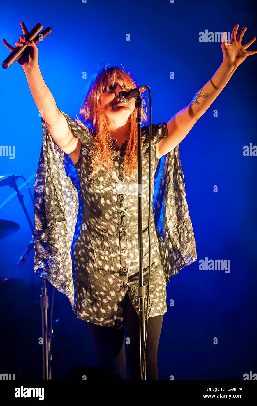 May 22, 2012 - Raleigh, North Carolina; USA - Singer LIELA MOSS of the ...