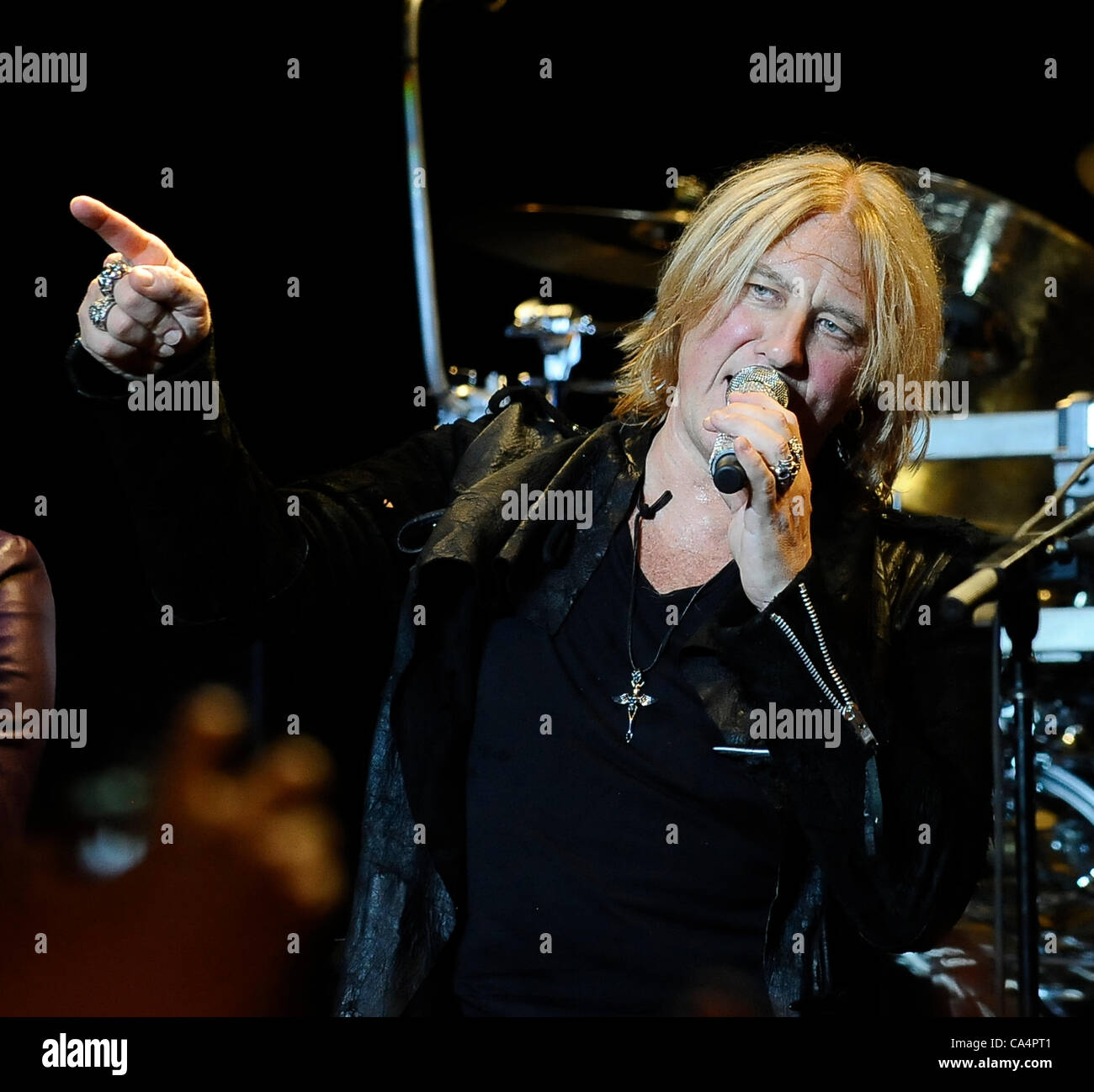 June 6,2012. Hollywood CA. The british band Def Leppard's lead singer ...