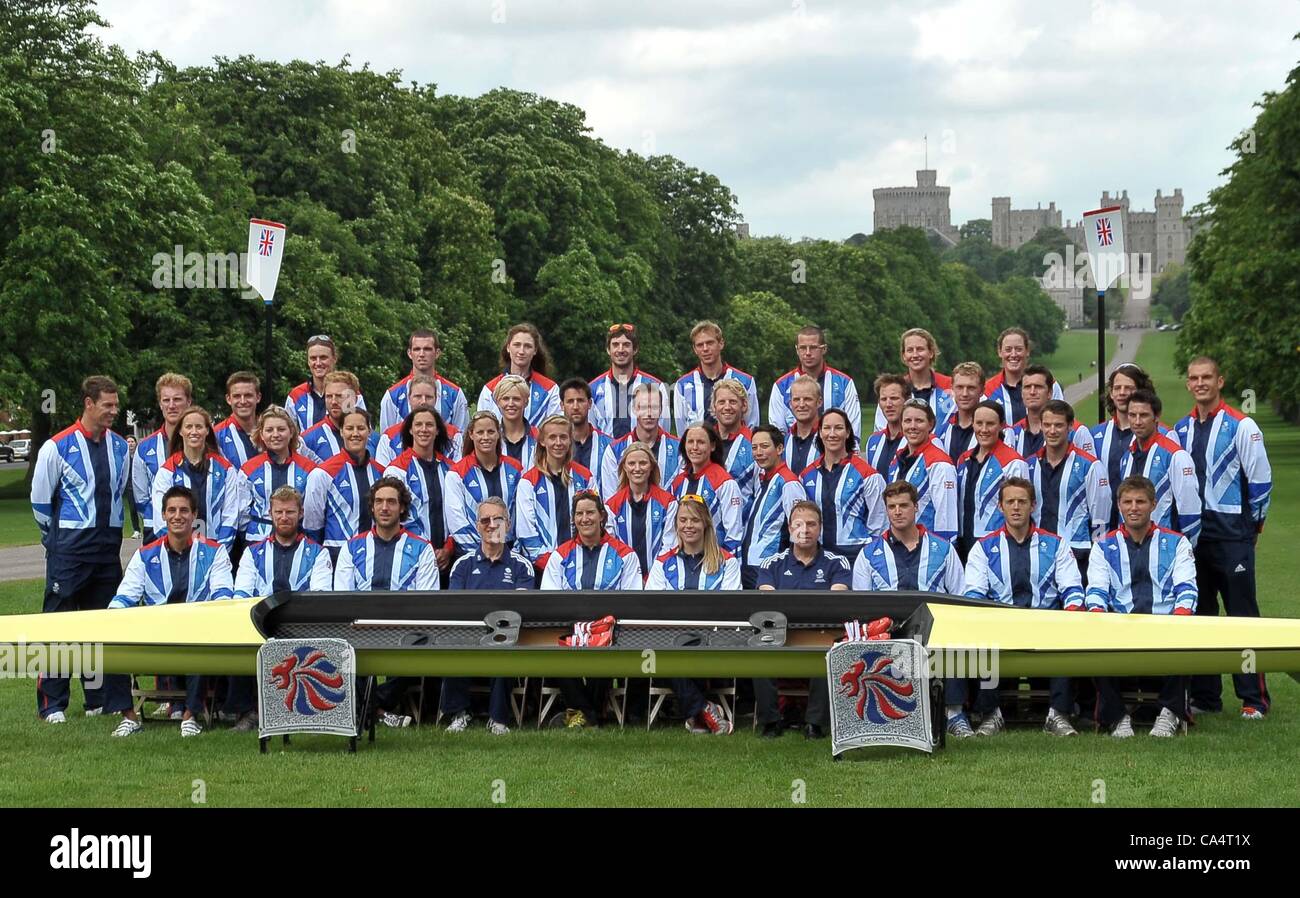 THE LONG WALK, WINDSOR GREAT PARK, UK, Wednesday. 06/06/2012. BOA ...