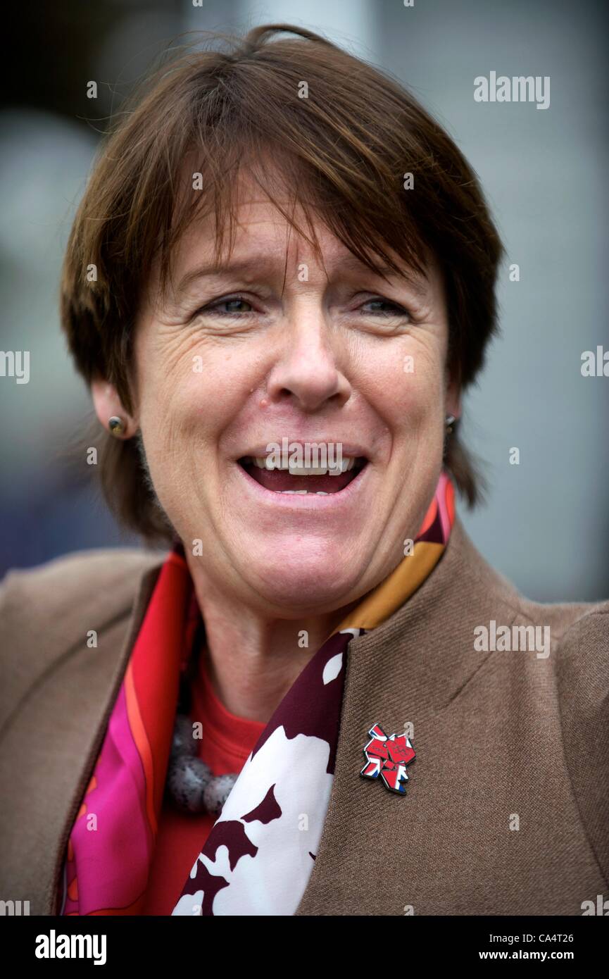 Ipswich, UK. 07/06/2012. Environment Secretary Caroline Spelman was the ...