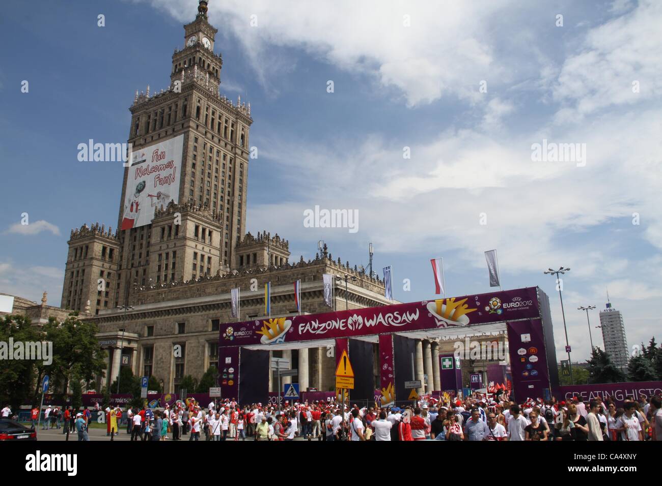 Warsaw fans hi-res stock photography and images - Alamy