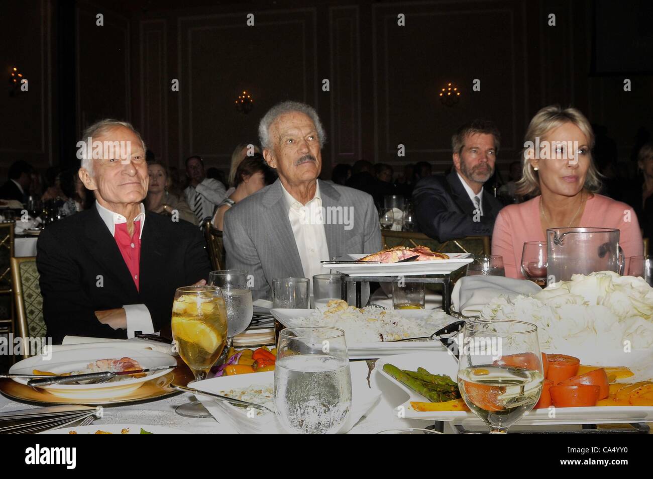 Hugh Hefner, Keith Hefner, Kaylee Kiecker in attendance for The ...