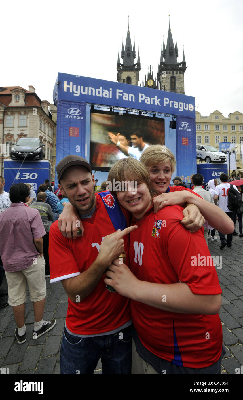 Hyundai Fan Park Praha 2012 for soccer Euro 2012 opened for fans at the ...