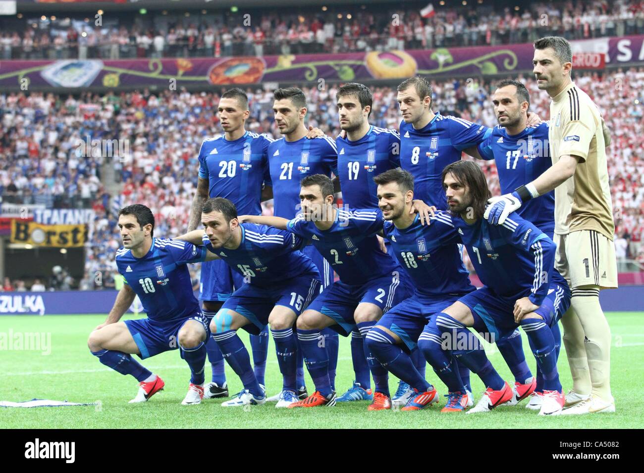 Poland vs Greece Euro 2012 Stock Photo - Alamy