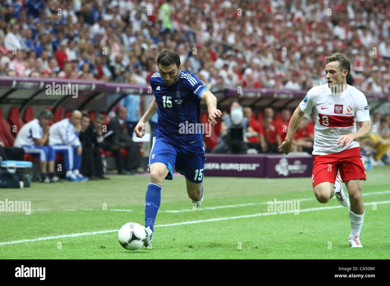 Poland vs Greece Euro 2012 Stock Photo - Alamy