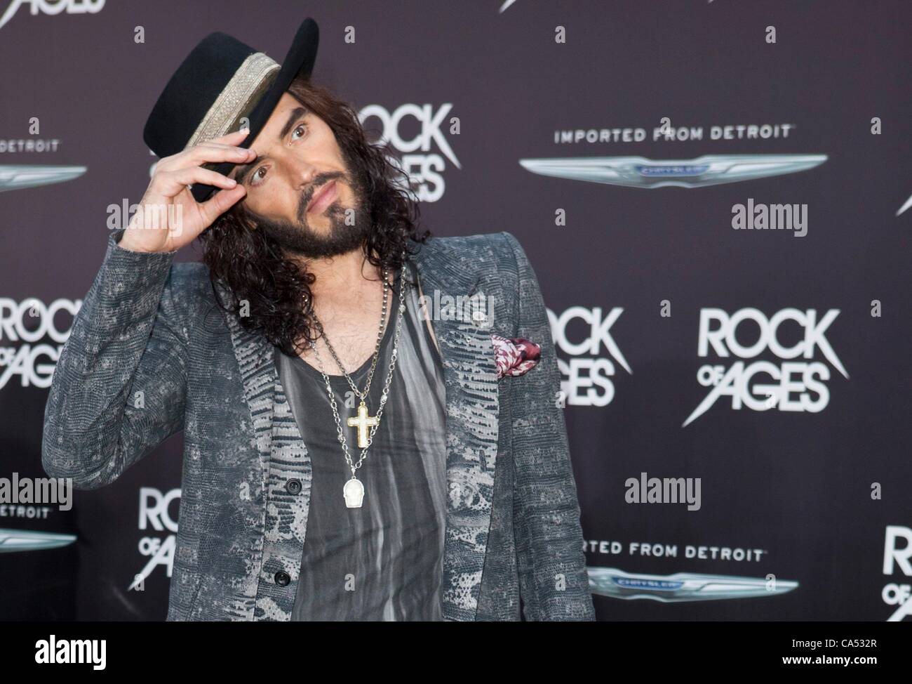 Russell Brand at arrivals for ROCK OF AGES Premiere, Grauman's Chinese ...