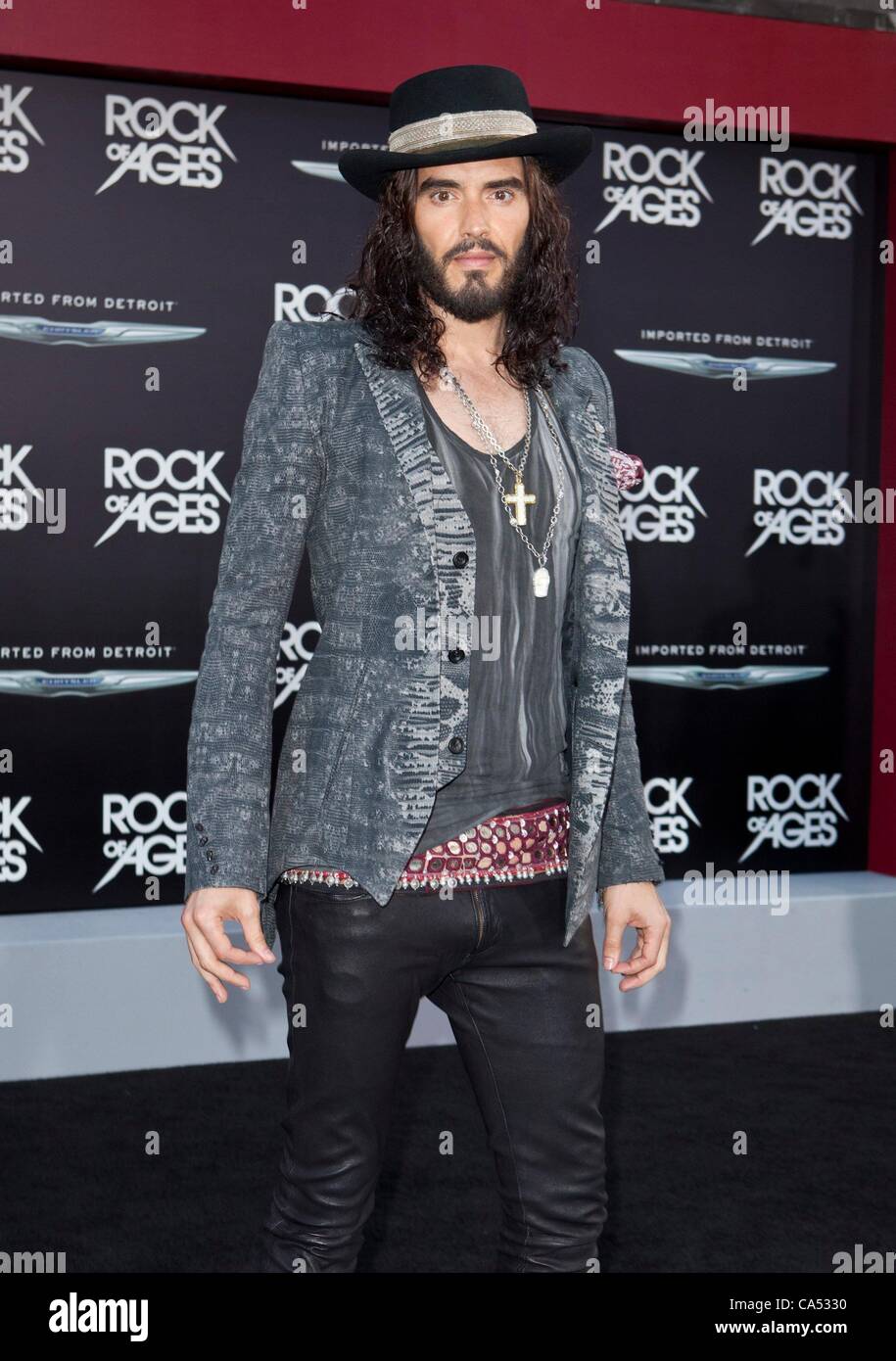 Russell Brand at arrivals for ROCK OF AGES Premiere, Grauman's Chinese ...