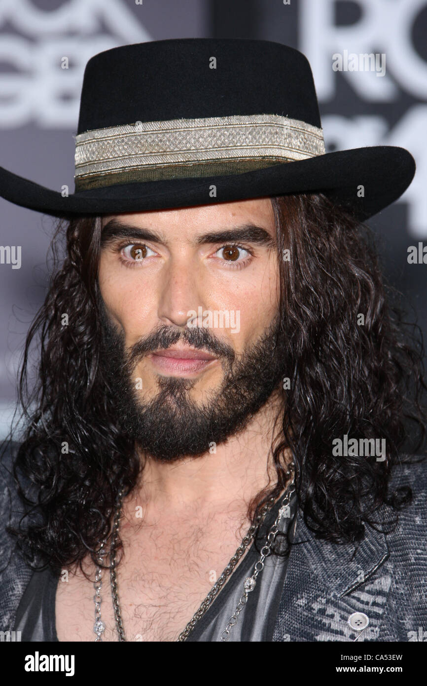 RUSSELL BRAND ROCK OF AGES. WORLD PREMIERE HOLLYWOOD LOS ANGELES ...