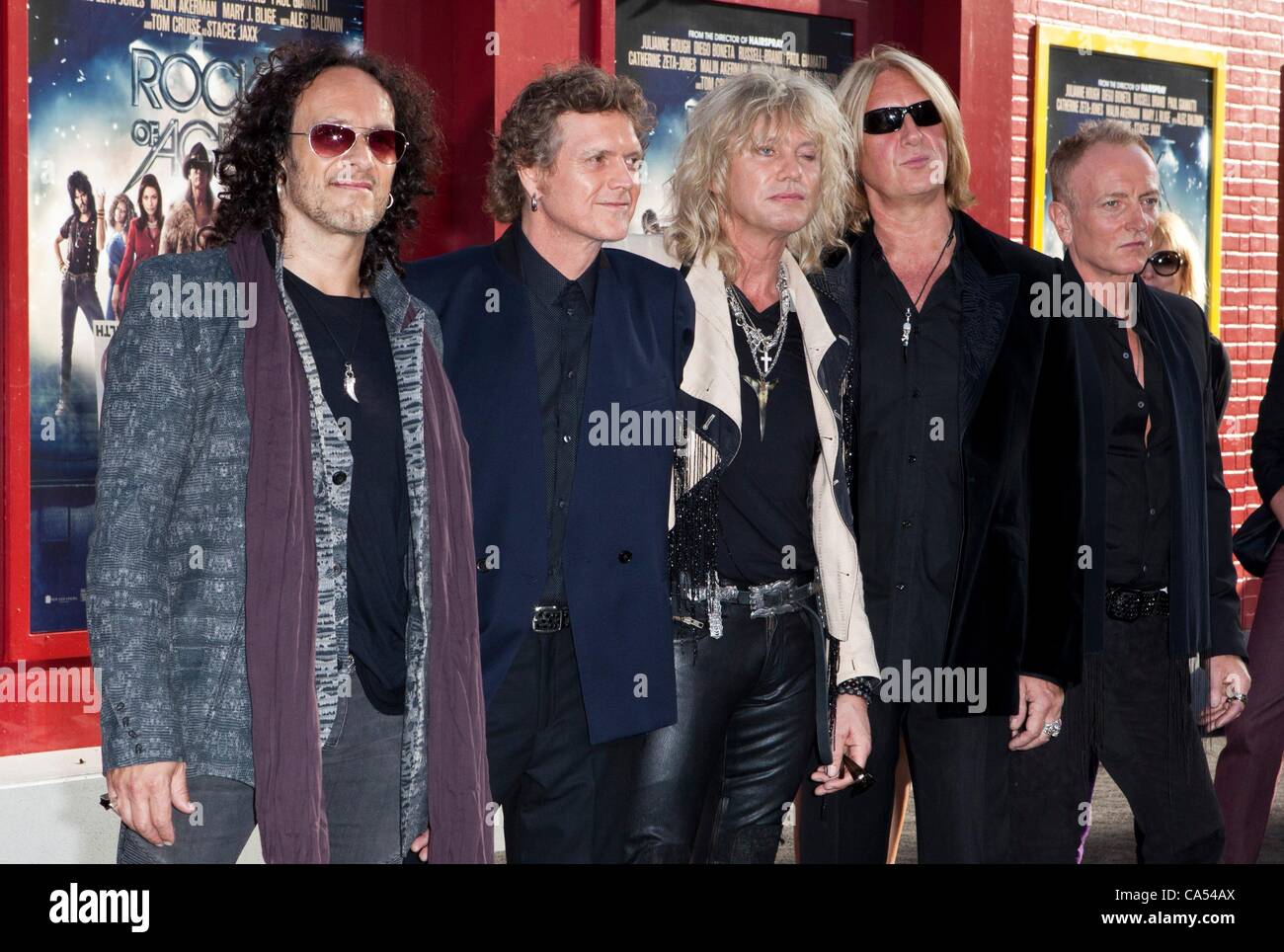 Def Leppard at arrivals for ROCK OF AGES Premiere, Grauman's Chinese ...