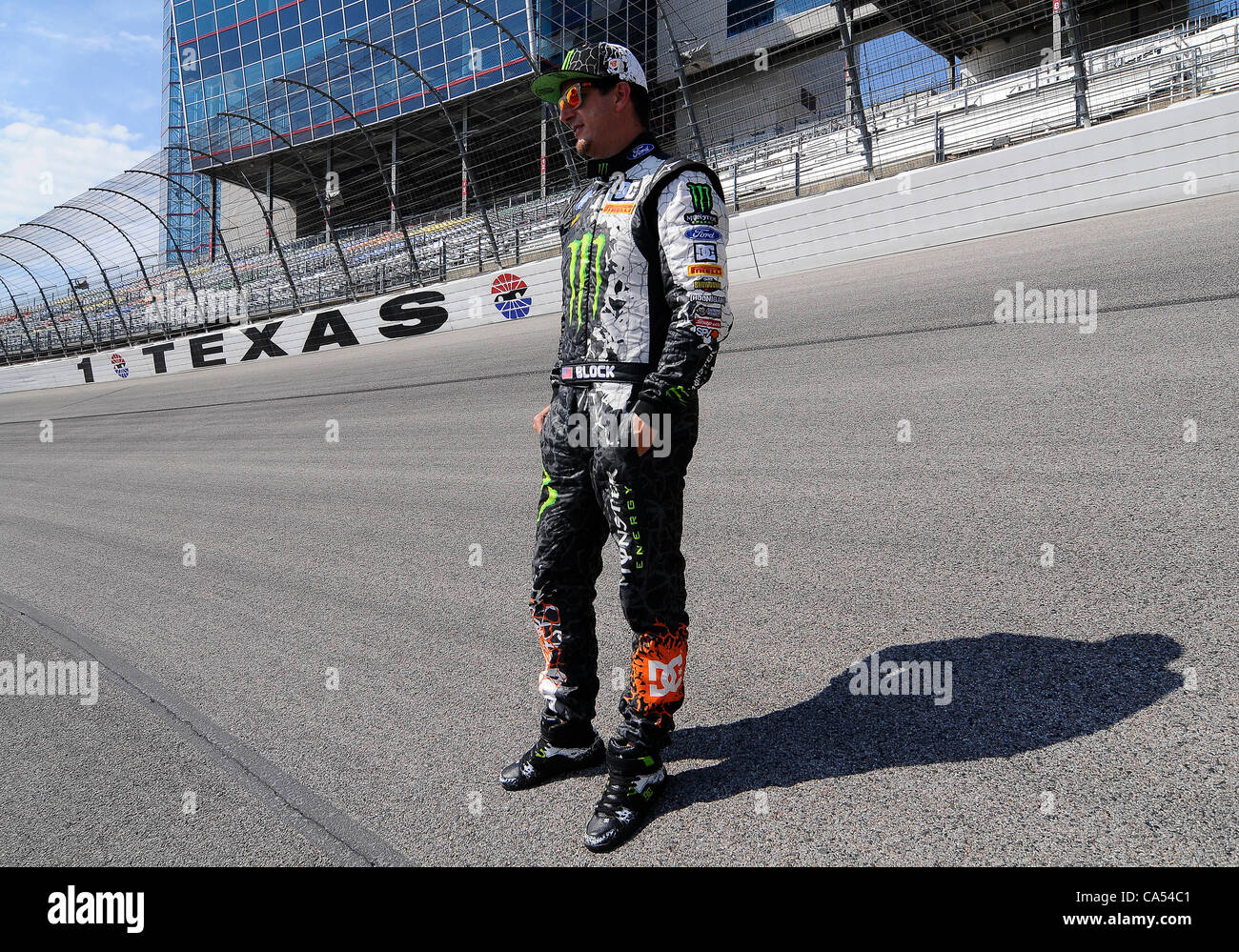 June 8, 2012 - Fort Worth, Texas, U.S. - KEN BLOCK on the turn one ...