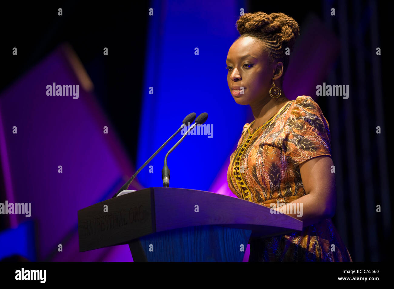 Chimamanda Ngozi Adichie, Nigerian author giving The Commonwealth Stock ...
