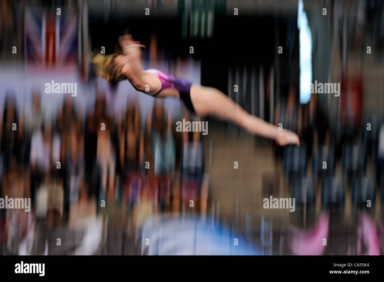 09.06.2012 Sheffield, England. Jenny Cowen (City of Leeds Diving Club ...