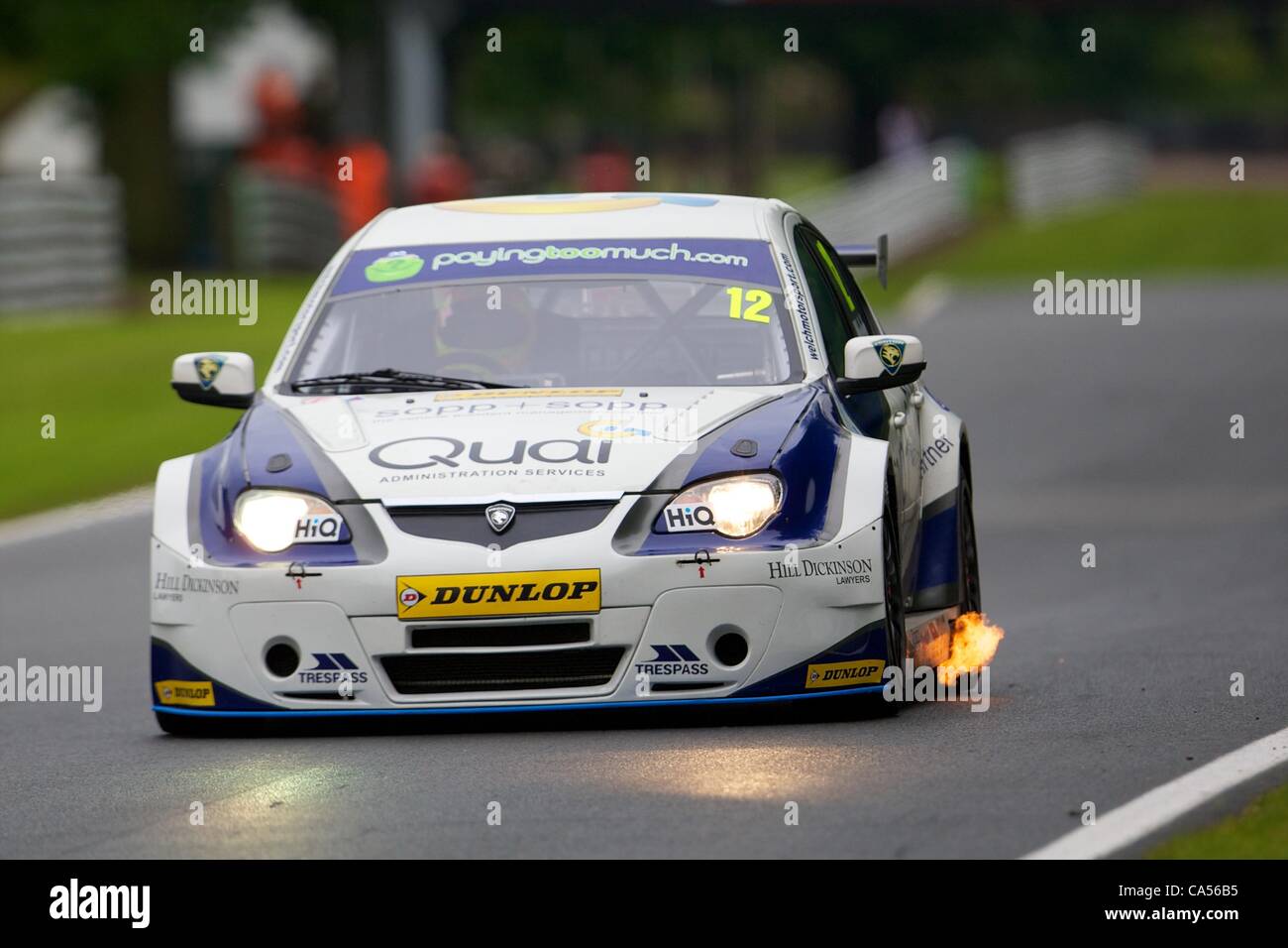 09.06.2012 Oulton Park, England. Daniel Welch in his Welch Motorsport ...