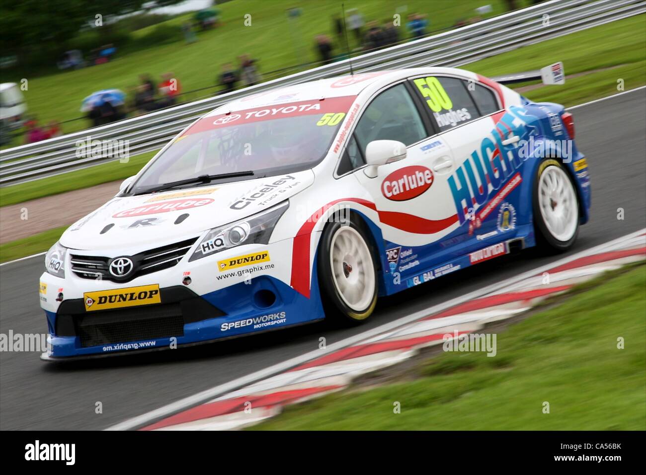 09.06.2012 Oulton Park, England. Tony Hughes in his Speedworks ...