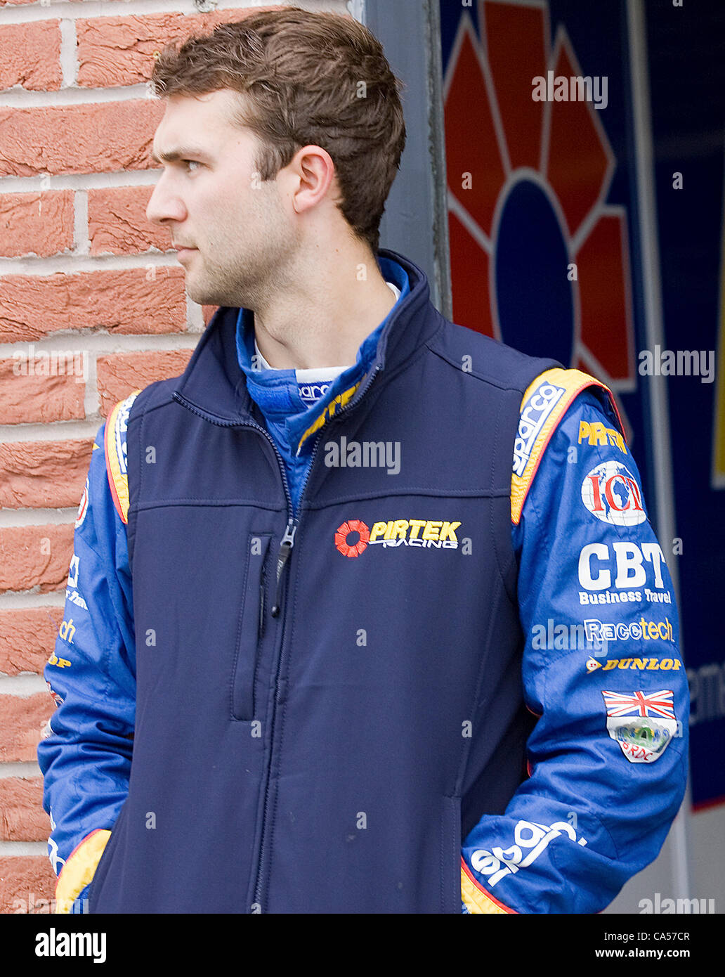 09.06.2012. Oulton Park, Pirtek Racing driver Andrew Jordan during ...