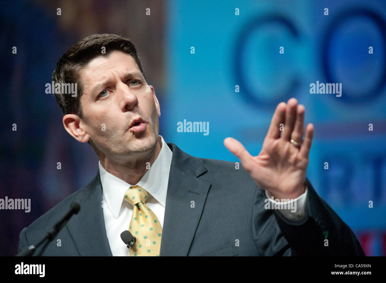U.S. Congressman Paul Ryan (R-Wisconsin) speaks to Texas Republicans ...