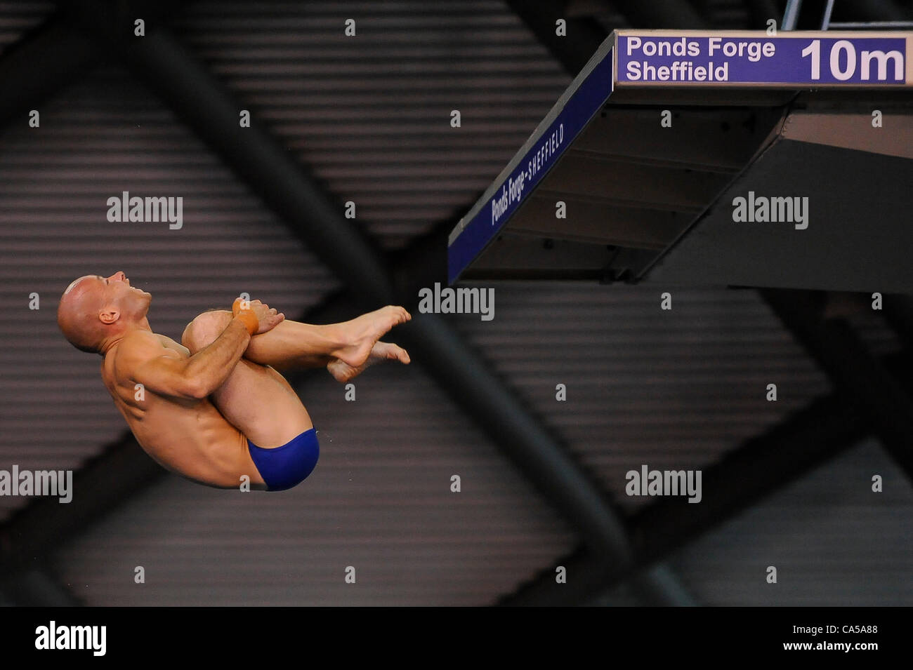 10.06.2012 Sheffield, England. Peter Waterfield (Southampton DA ...