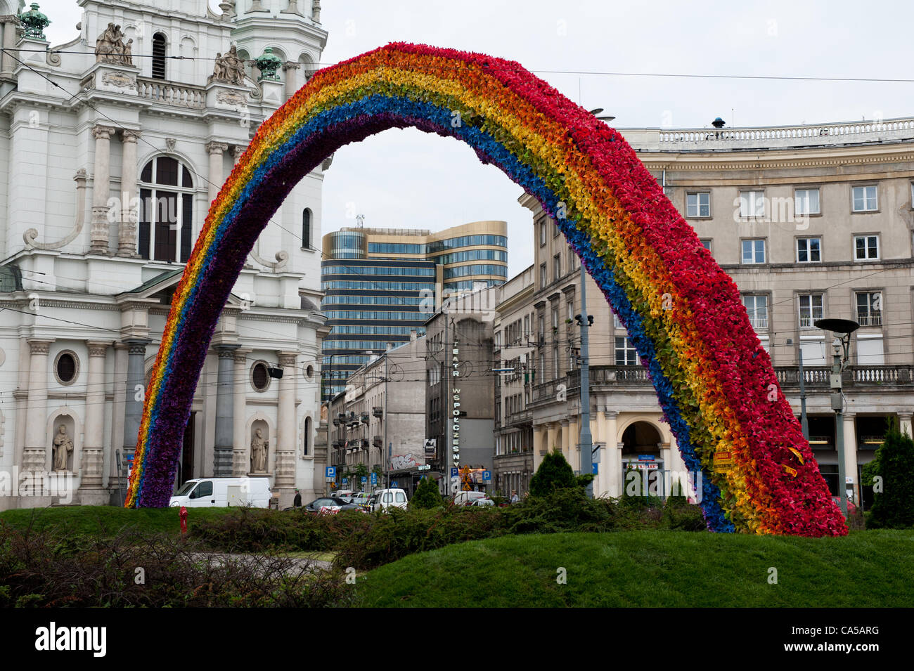 Rainbow - an interactive public installation conceptualized by Julita ...