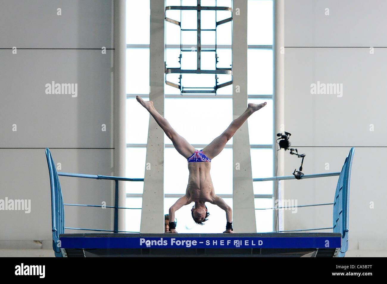 10.06.2012 Sheffield, England. Ross Haslam (City of Sheffield DC ...