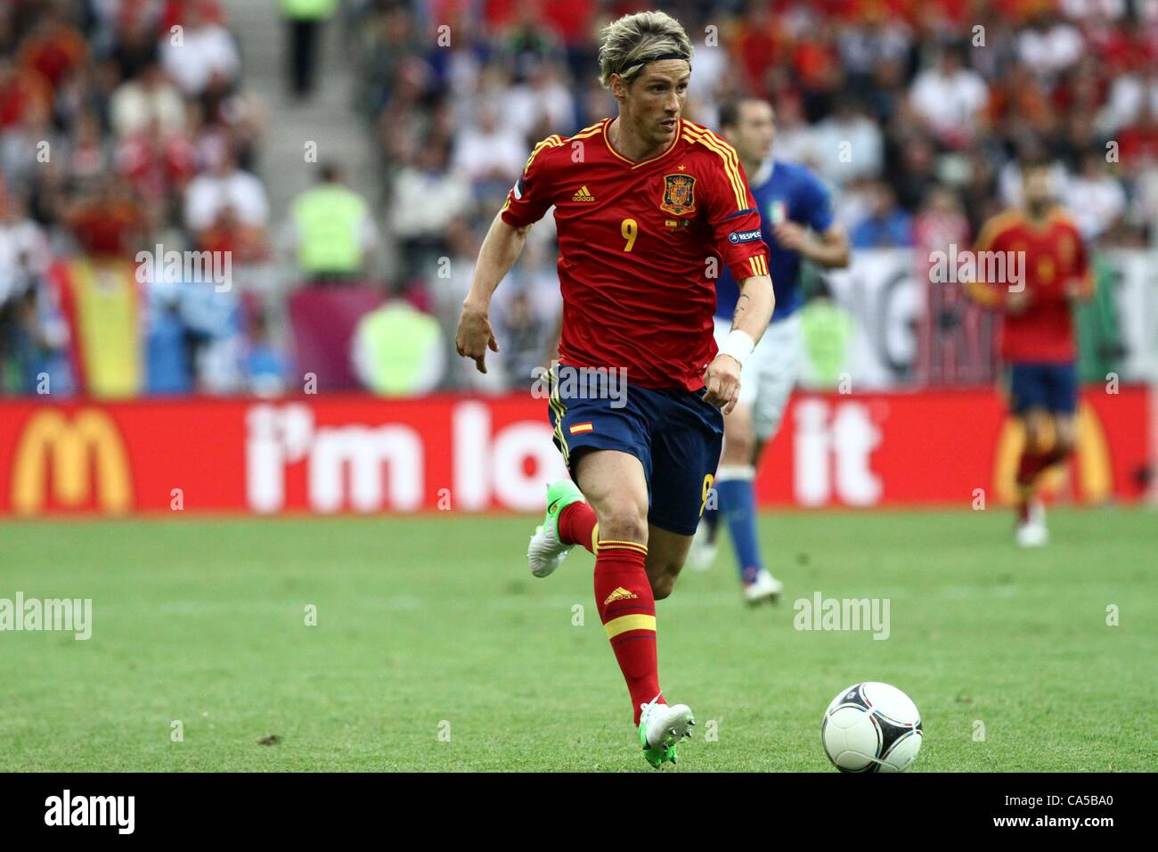 italy vs spain Euro 2012 Stock Photo - Alamy