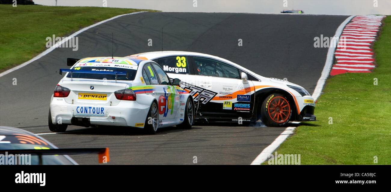 10.06.2012 Oulton Park, England. Nick Foster in his eBay Motors BMW ...