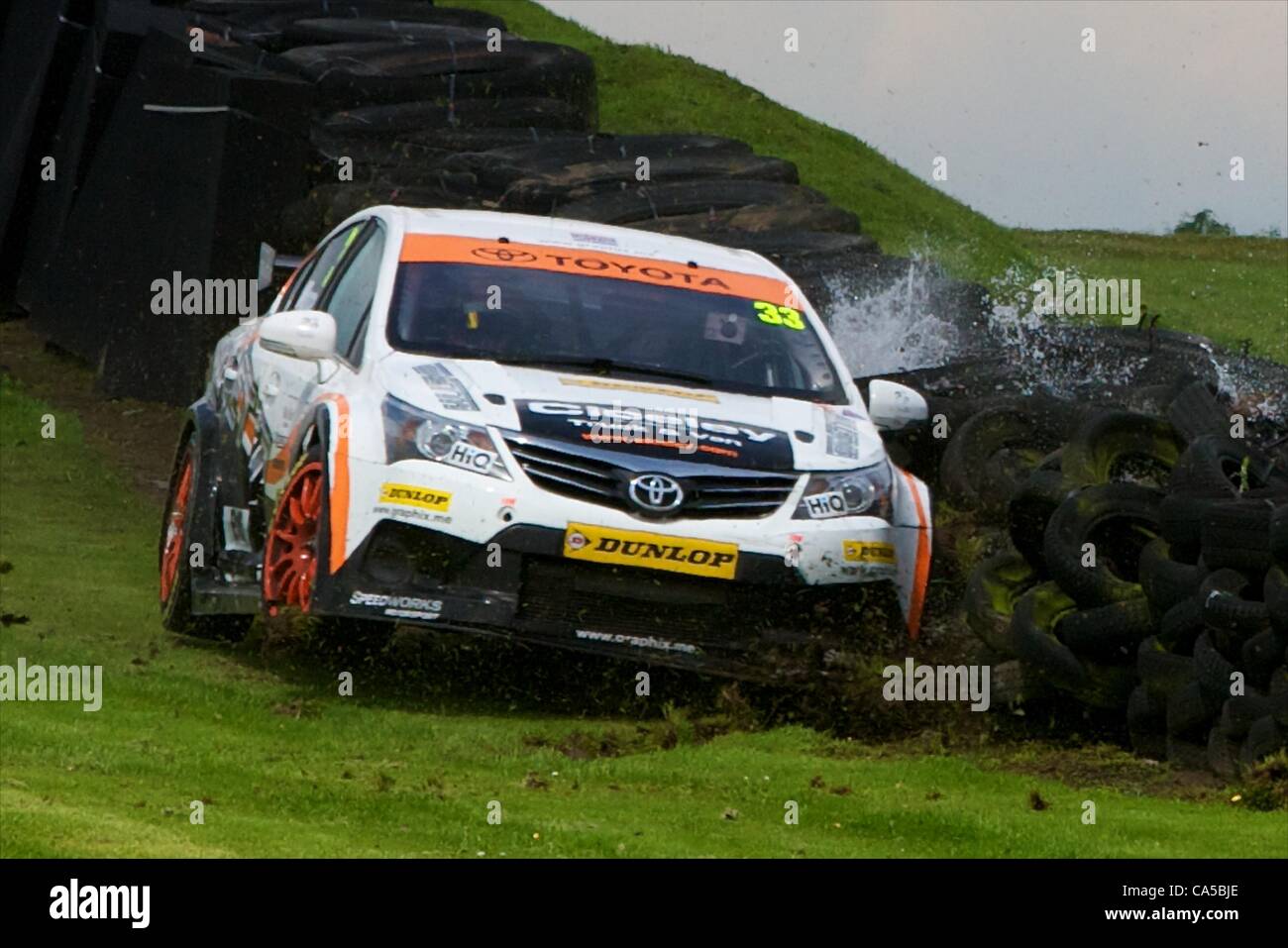 10.06.2012 Oulton Park, England. Adam Morgan in his Speedworks ...