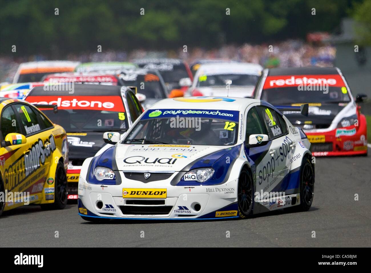 10.06.2012 Oulton Park, England. Daniel Welch in his Welch Motorsport ...