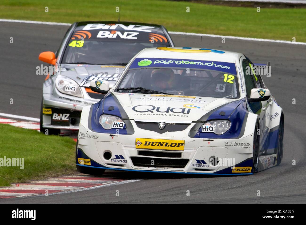 10.06.2012 Oulton Park, England. Daniel Welch in his Welch Motorsport ...