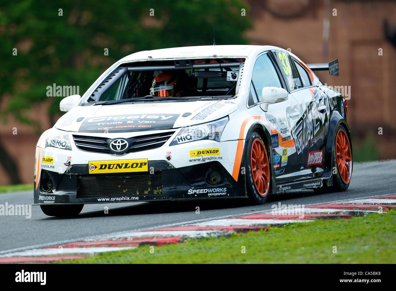 10.06.2012 Oulton Park, England. Adam Morgan in his Speedworks ...